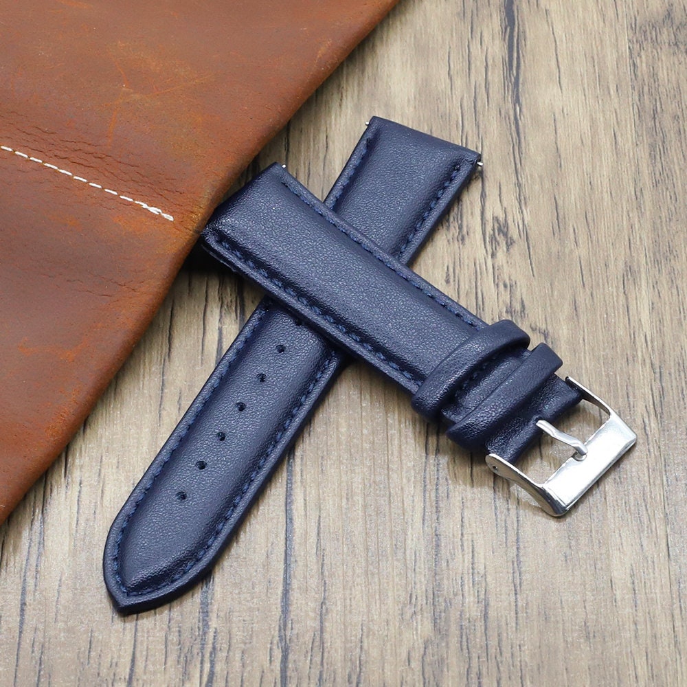 New Real Leather Soft Watch Strap Band for Mens womens 18mm | Etsy