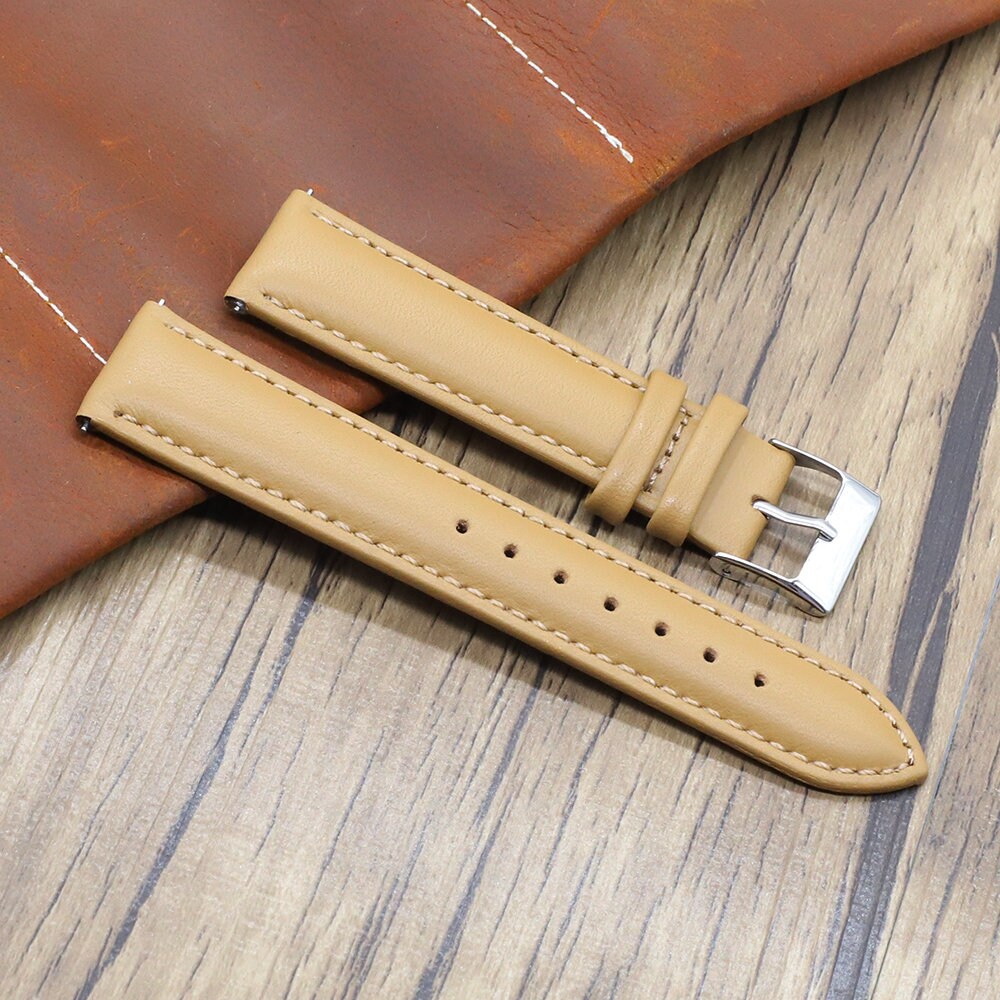 New Real Leather Soft Watch Strap Band for Mens Womens 18mm 20mm 22mm ...