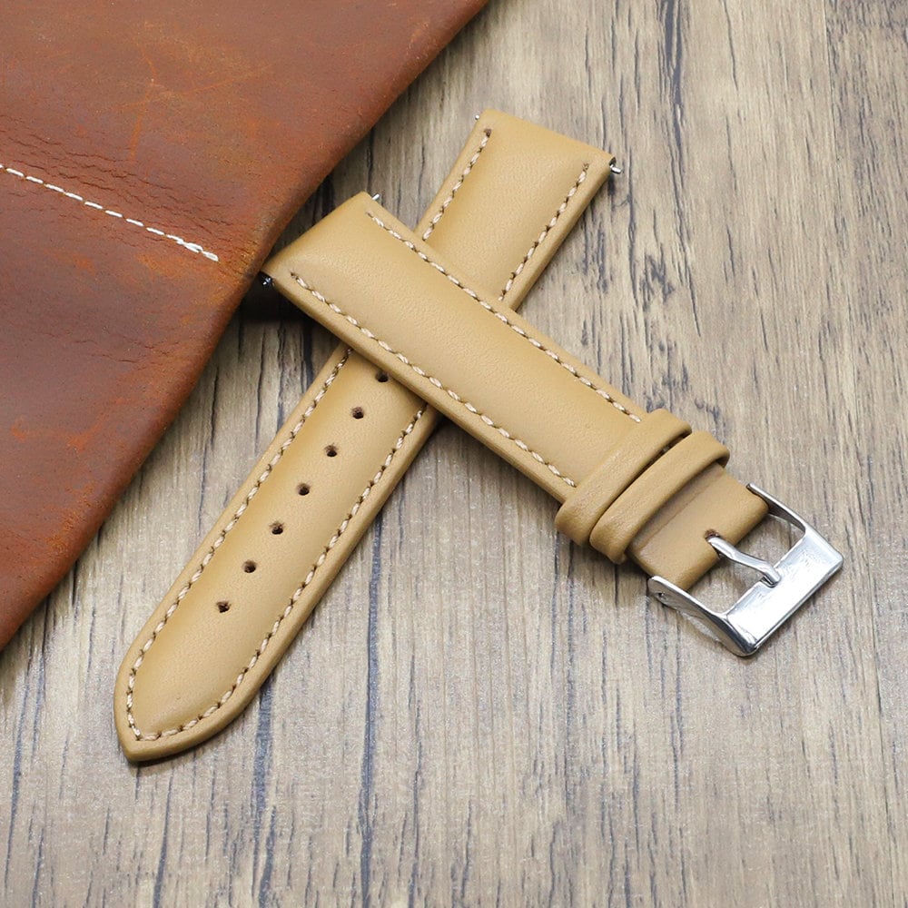 New Real Leather Soft Watch Strap Band for Mens Womens 18mm | Etsy UK