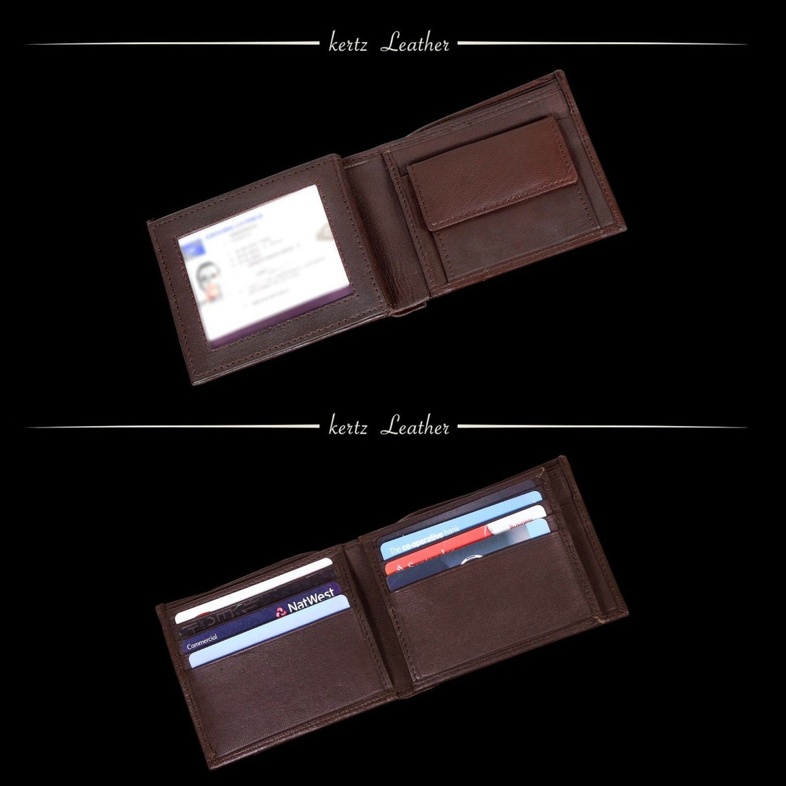 Mens Soft Slim Genuine Leather Wallet Handmade With Card Slot - Etsy UK