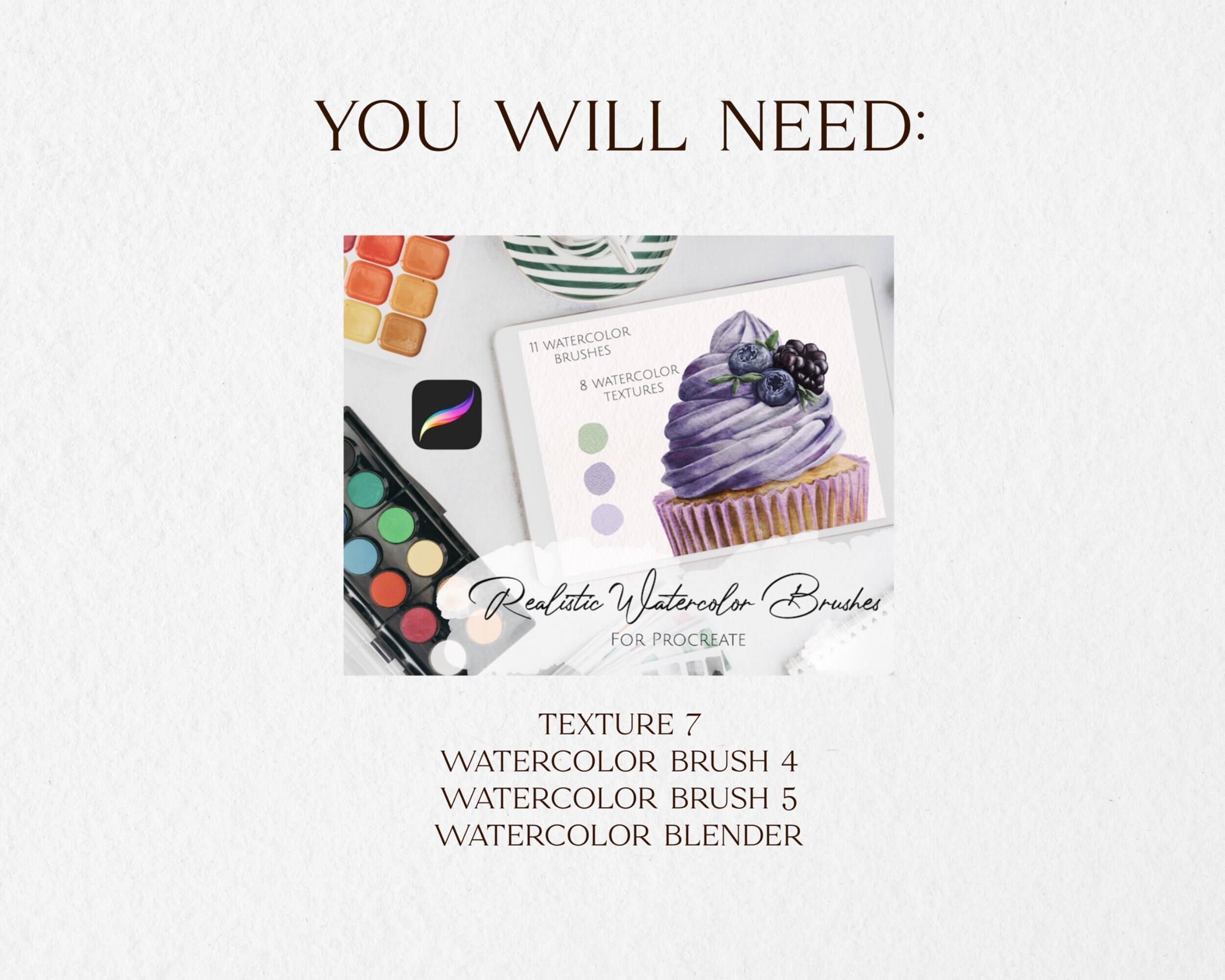 How to Draw. Step by Step Tutorial With Procreate. Watercolor Digital ...