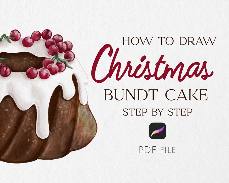 How to Draw. Step by Step Tutorial With Procreate. Watercolor Digital ...