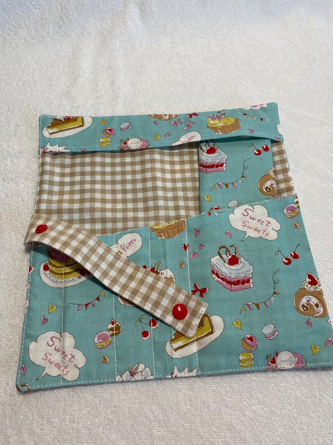 Cutlery Pouch + Cloth Napkin // Pouch to Carry Cutlery // Cutlery ...