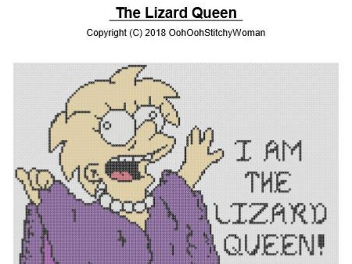 I Am the Lizard Queen - Etsy Australia