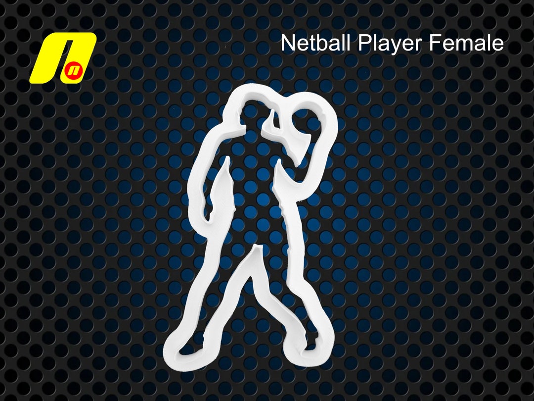 Netball Player, Female, Fondant Cutter, Netball Player, International ...