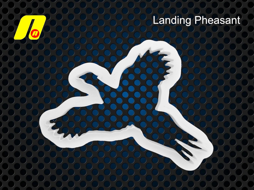 Pheasant Landing Fondant Cutter, Pheasant Conservation, Pheasant ...