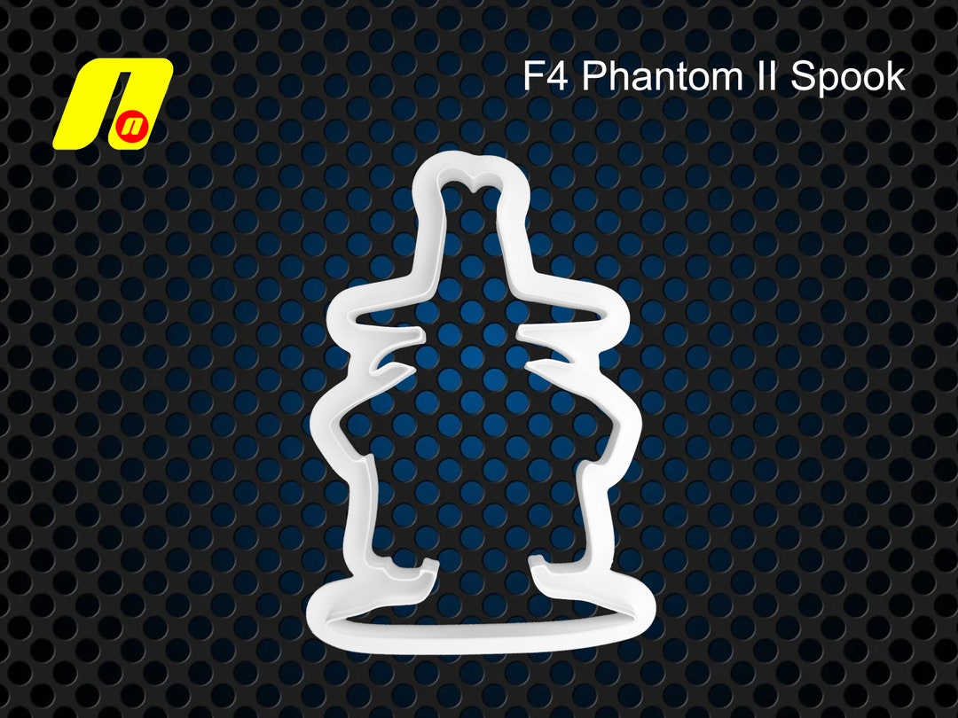 F4 Phantom II Spook Fondant Cutter, Mcdonnell Douglas, Supersonic Jet ...