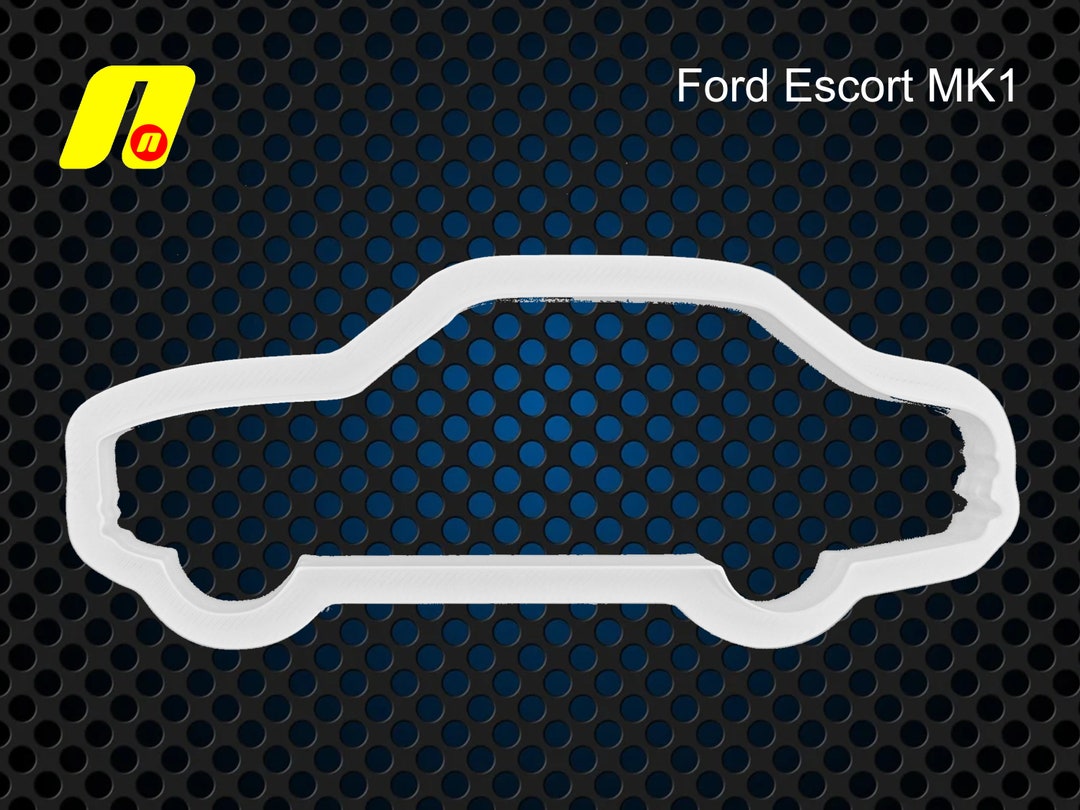 Ford Escort MK1 Fondant Cutter, Classic 2 Door Saloon Car, Family ...