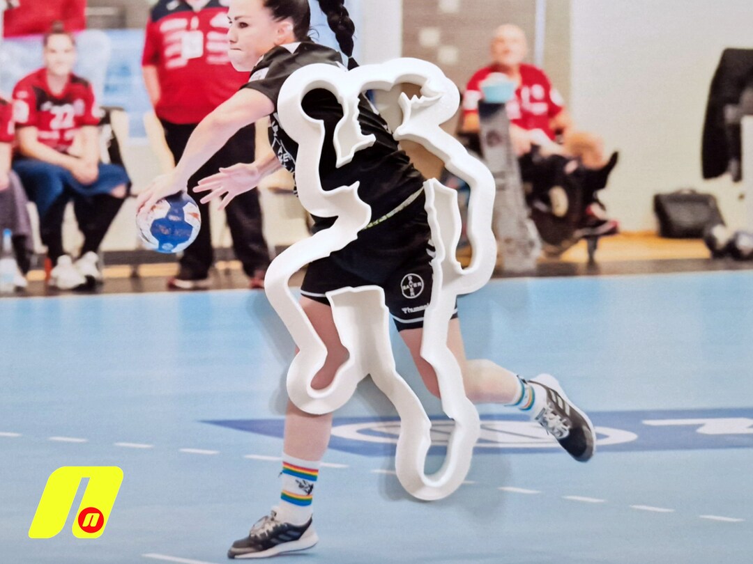 Handball Player-female Fondant Cutter Handball Team Olympic - Etsy