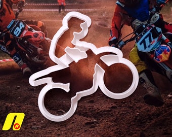 Dirt Bike With Rider 100 Cookie Cutter - Etsy