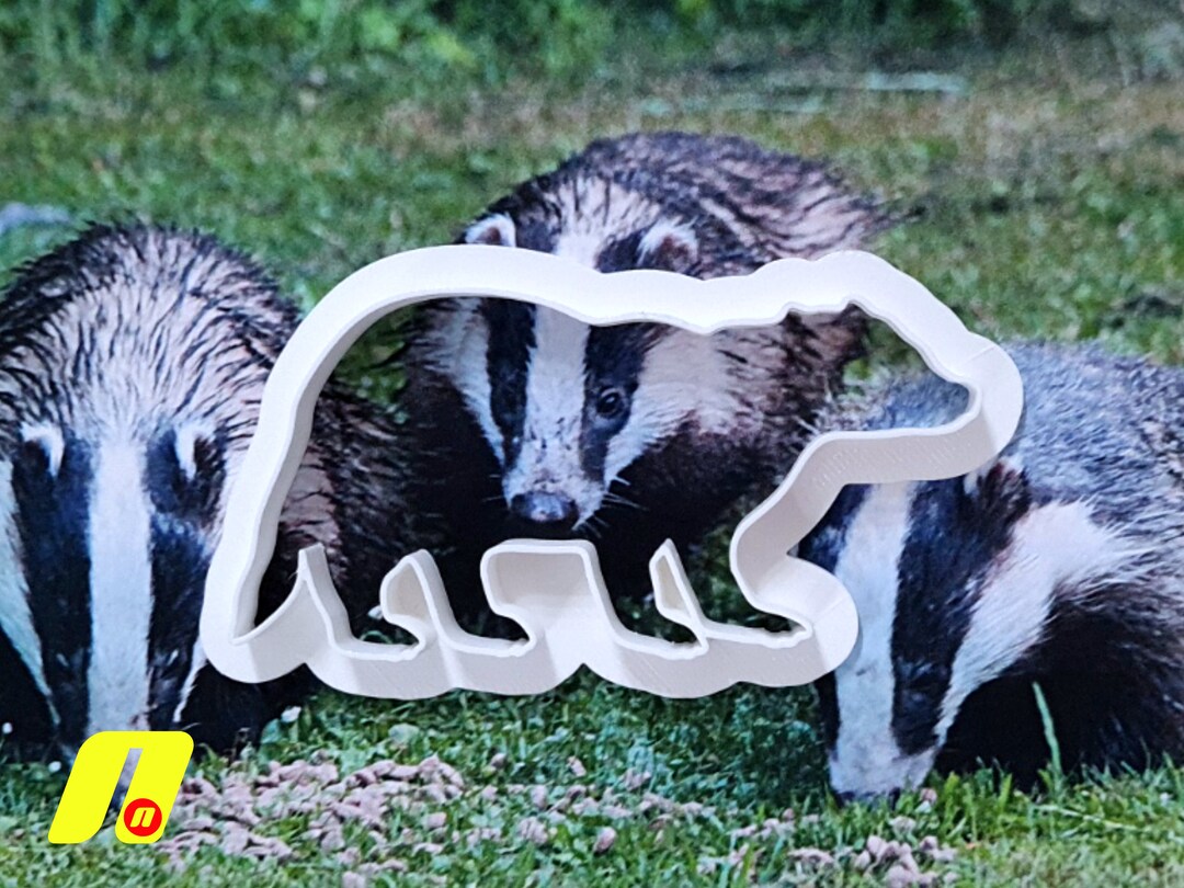Badger Fondant Cutter Badger Conservation Save Brock the - Etsy UK
