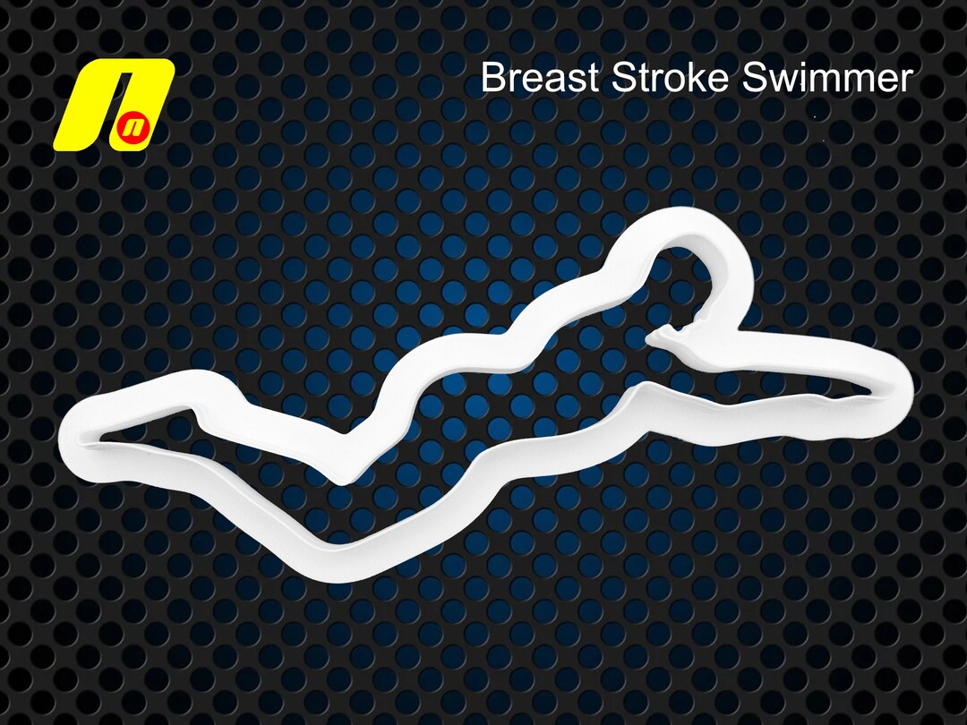 Breast Stroke Swimmer, Fondant Cutter, Breast Stroke, Competitive ...