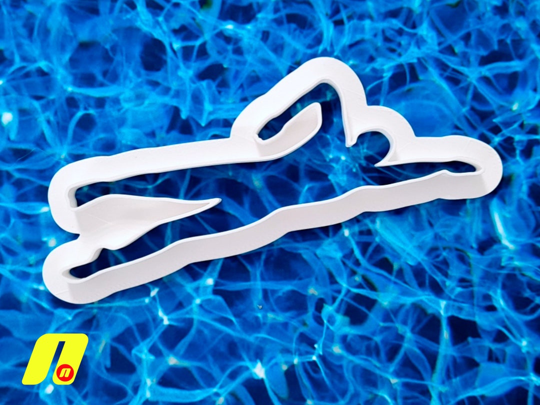 Freestyle Swimmer, Fondant Cutter, Front Crawl, Competitive Swimming ...