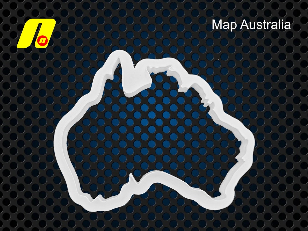 Australia Map Icing Fondant Cutter: for Cake Decoration & Polymer Clay ...