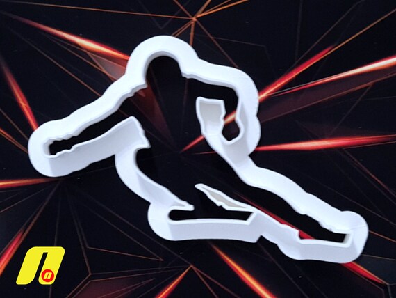 Slalom Skiing Fondant Cutter Alpine Skiing Downhill Olympic - Etsy