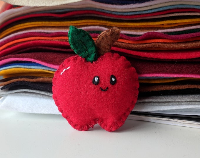 Felt Apple Decoration - Etsy