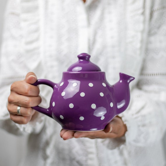 Purple Ceramic Teapot Handmade Pottery Tea Pot for 1-2 CUP | Etsy