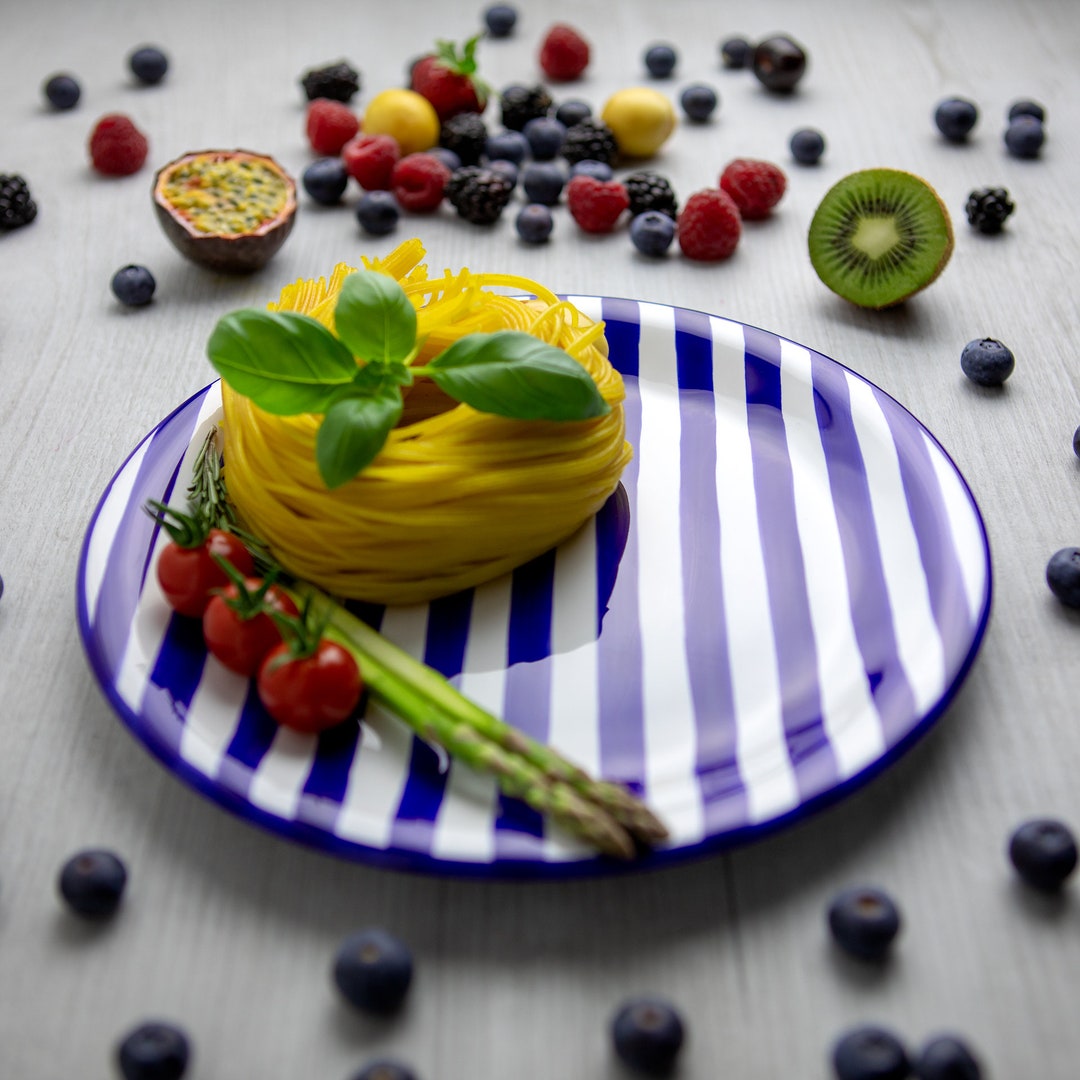 Ceramic Dinner Plate | Decorative Plate | Hand Thrown Stoneware, 10 ...