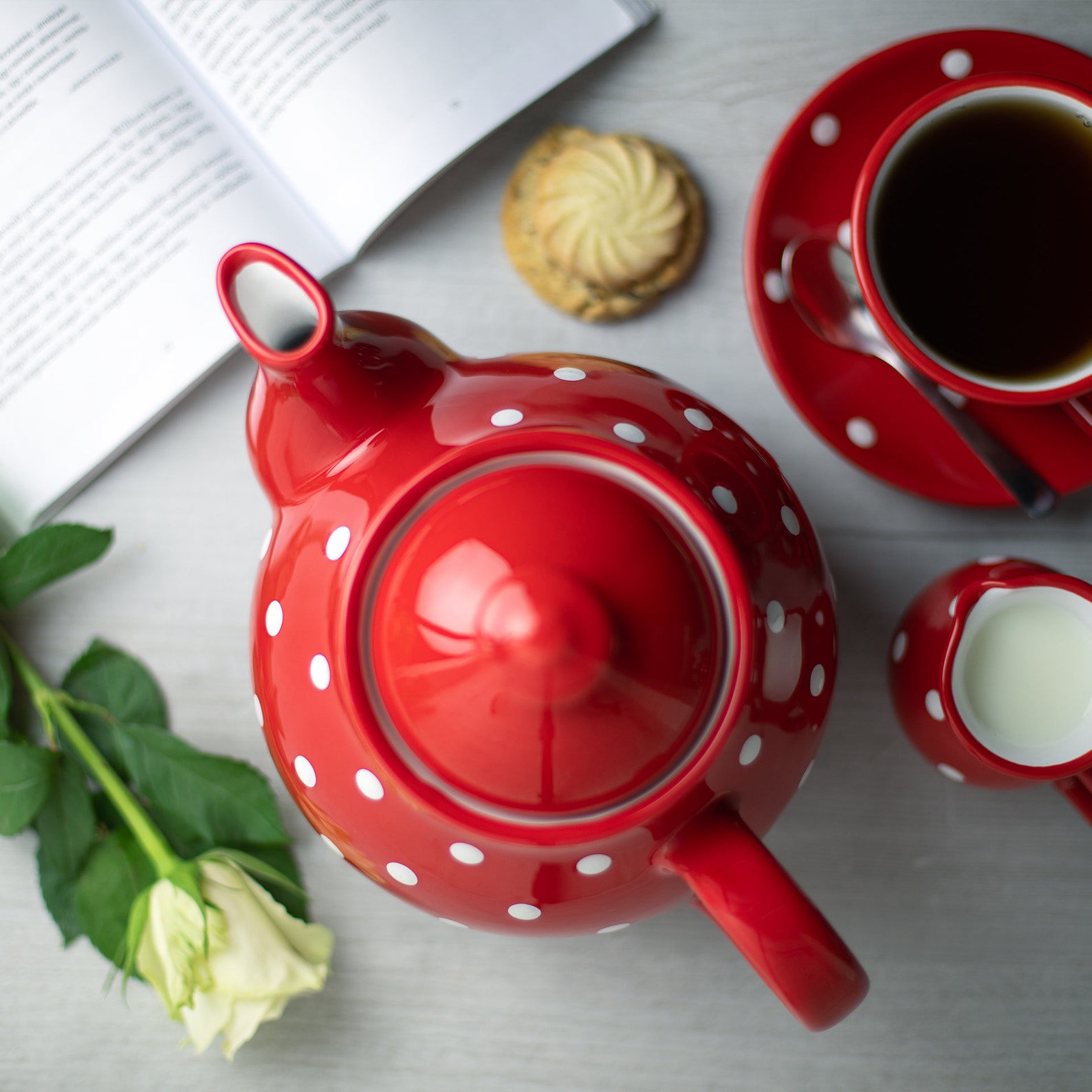 Red Ceramic Teapot Handmade Pottery Tea Pot Extra Large With - Etsy UK