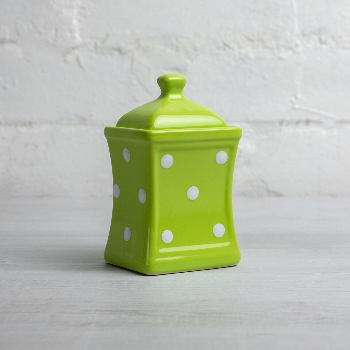 Green Spice Jar Kitchen Canister Storage Jar Unique - Etsy UK