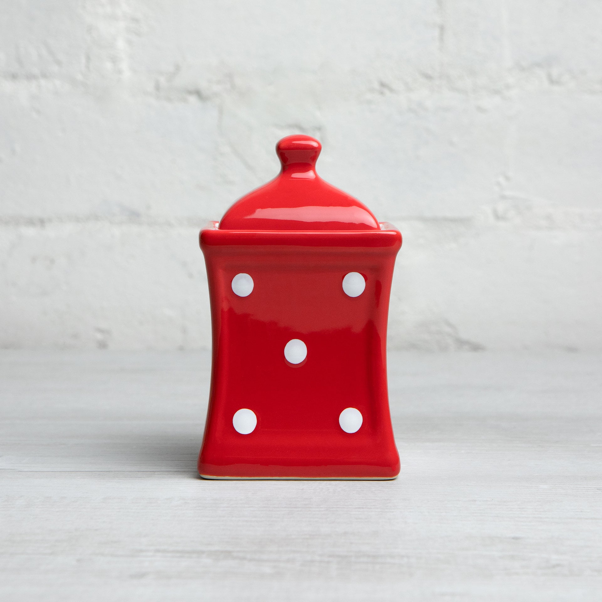 Red Spice Jar Kitchen Canister Storage Jar Unique - Etsy