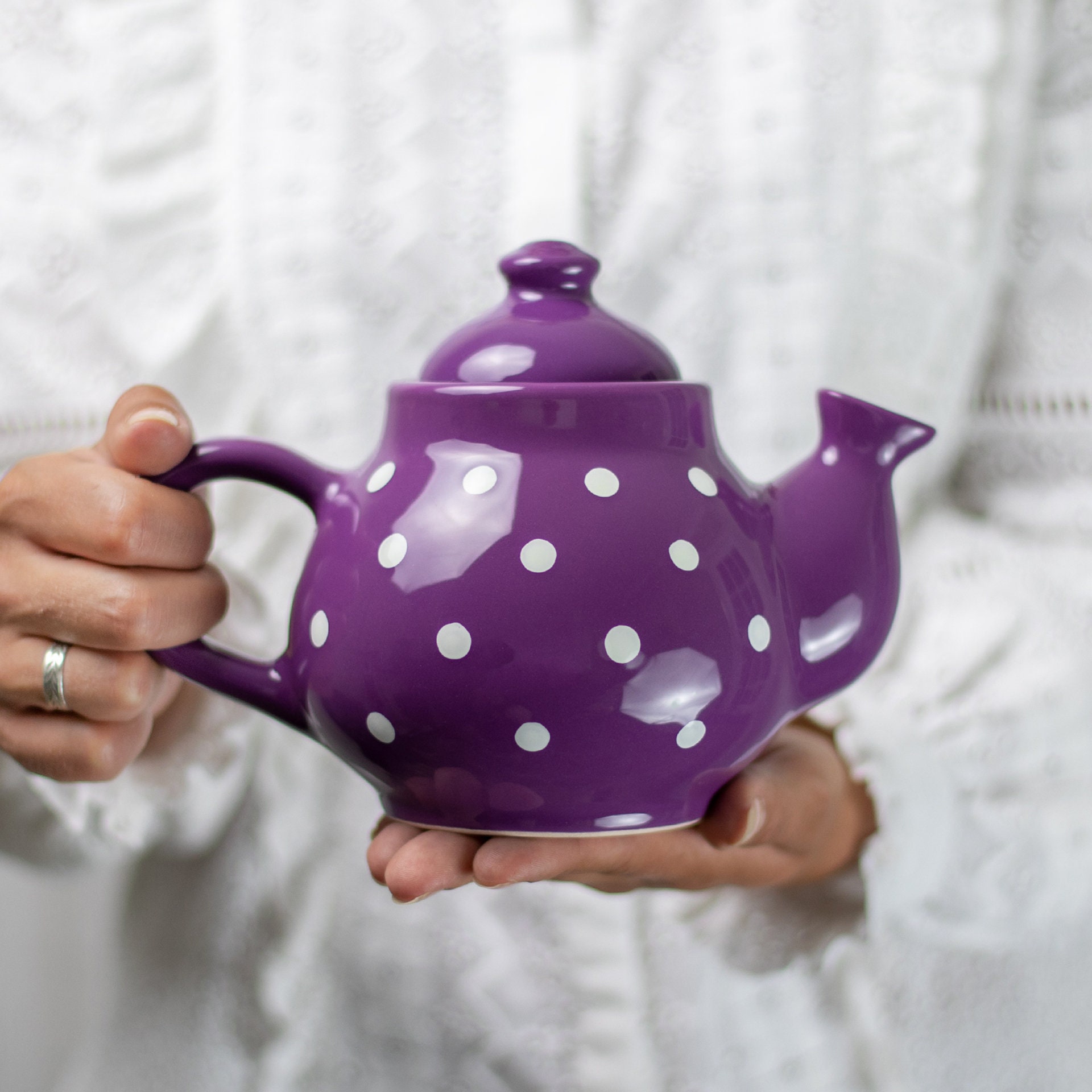 Purple Ceramic Teapot Handmade Pottery Tea Pot for 1-2 CUP - Etsy