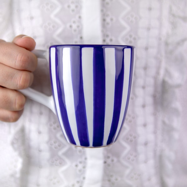 Striped Mugs - Etsy UK
