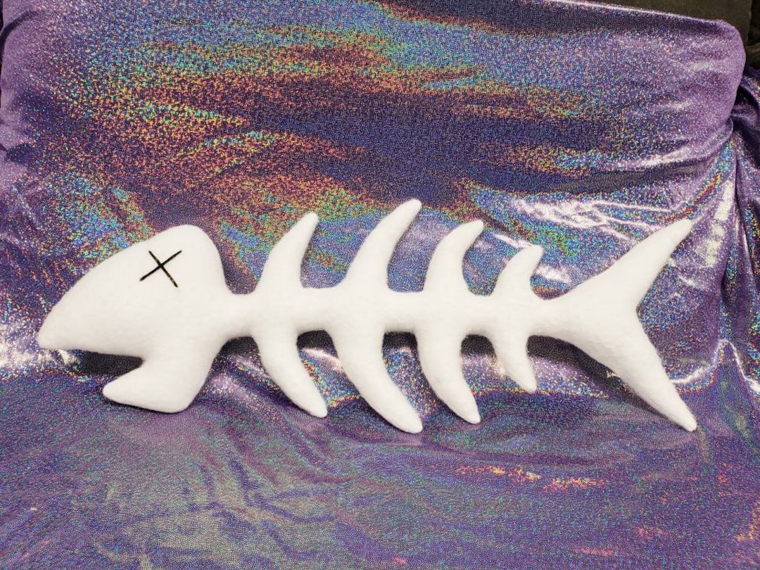 Plush Skeleton Fish Fursuit Prop - Etsy