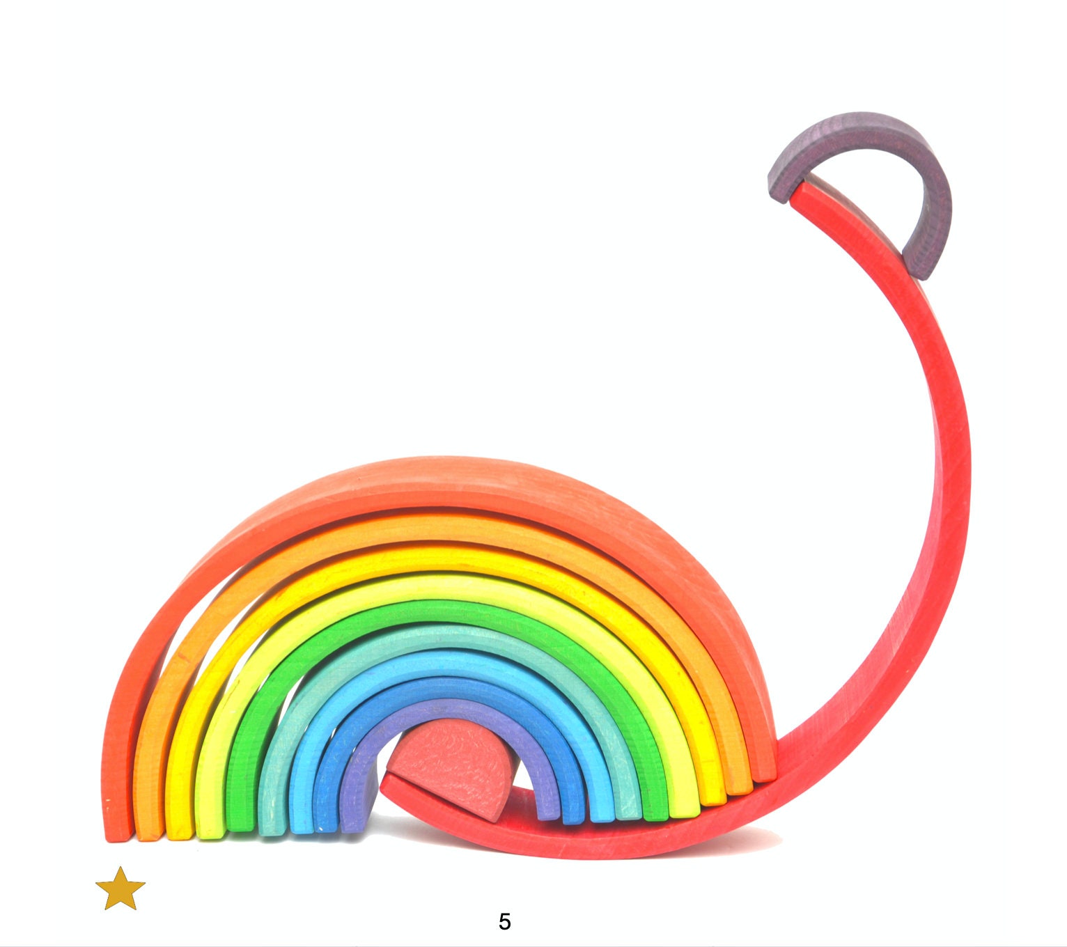 100 Wooden Rainbow Stacking 12 Pieces INSPIRATION Ideas PDF Format for ...