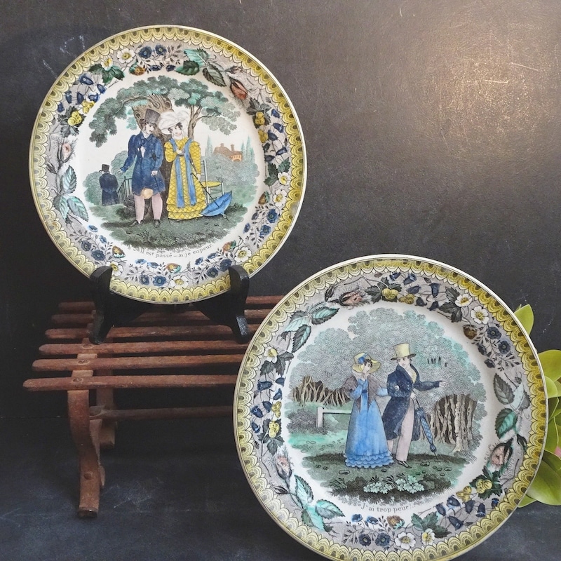 Antique Plates - Etsy