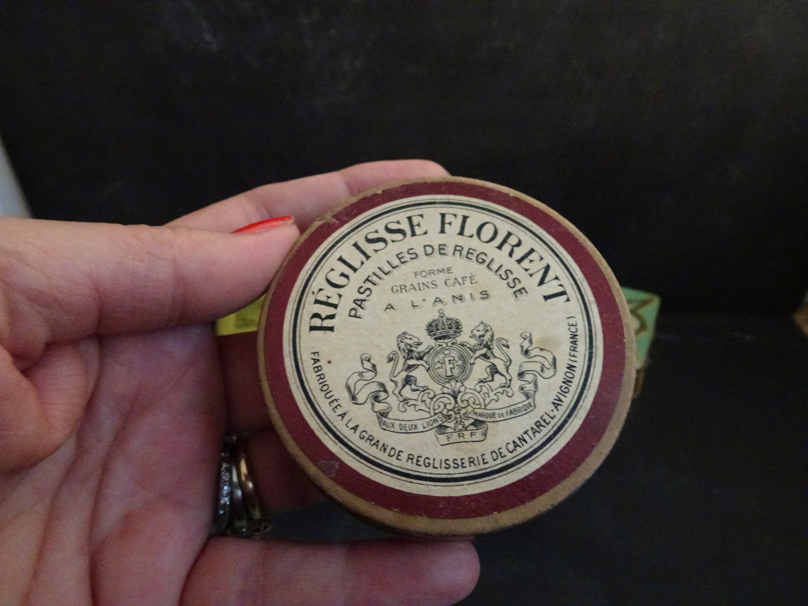 7 French Old Tin Boxes. Instant Collection Medecine, Candy, Vintage ...