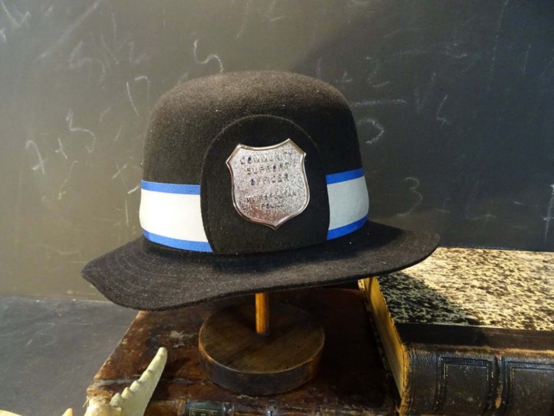 Genuine British Woman Metropolitan Police Bowler Hat. Costume ...
