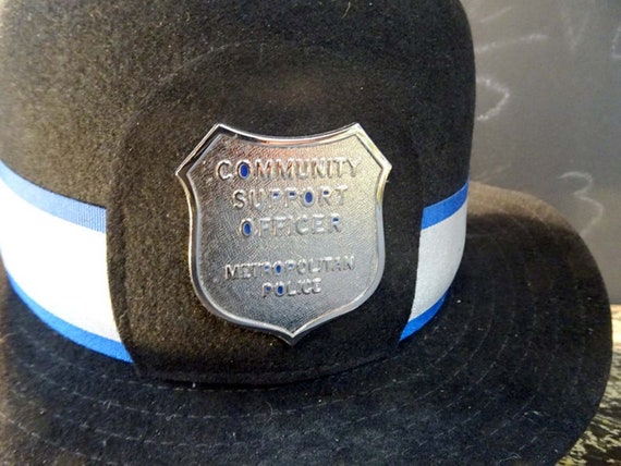 Genuine British Woman Metropolitan Police Bowler Hat.… - Gem