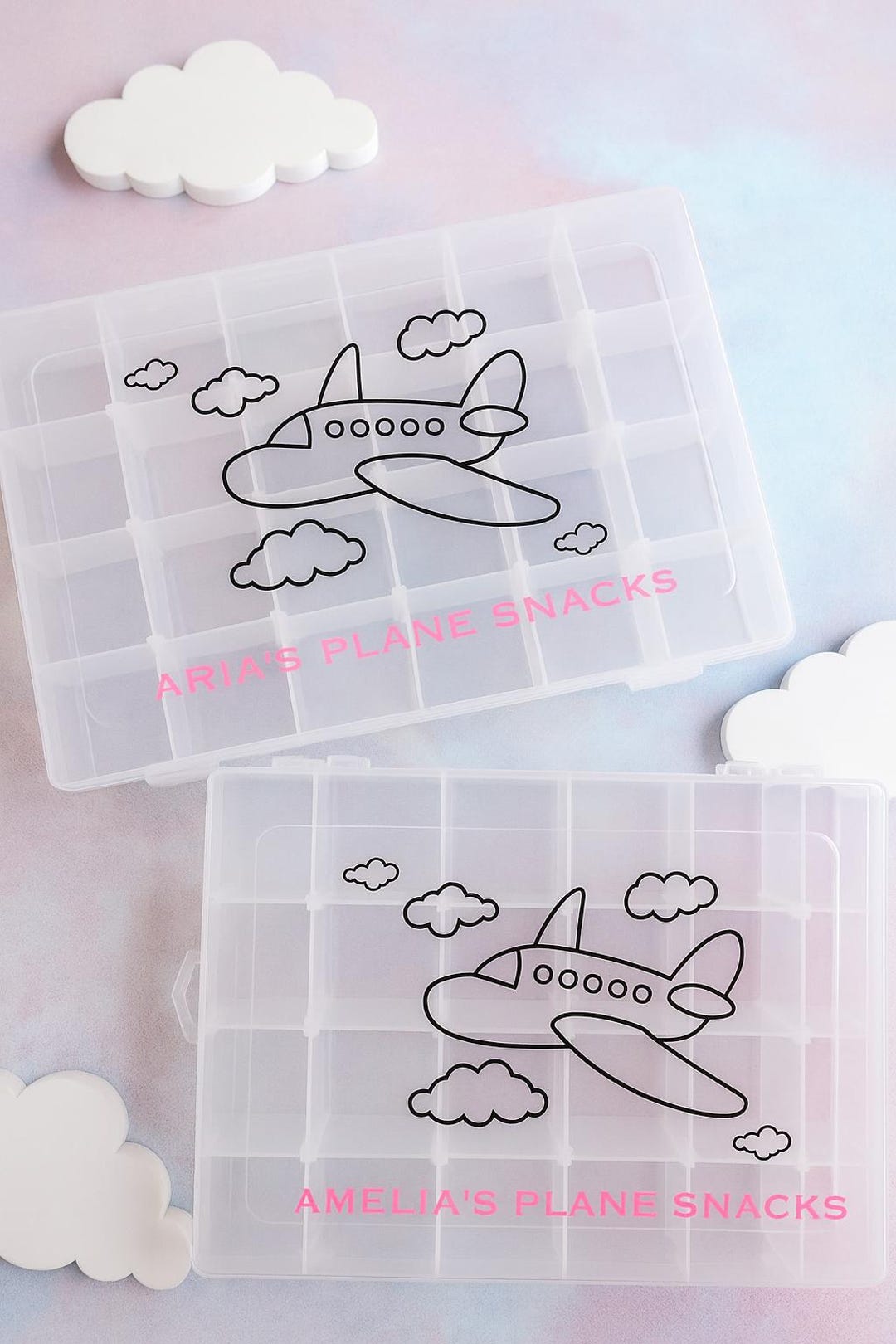 Personalised Snack Box for Plane - Etsy