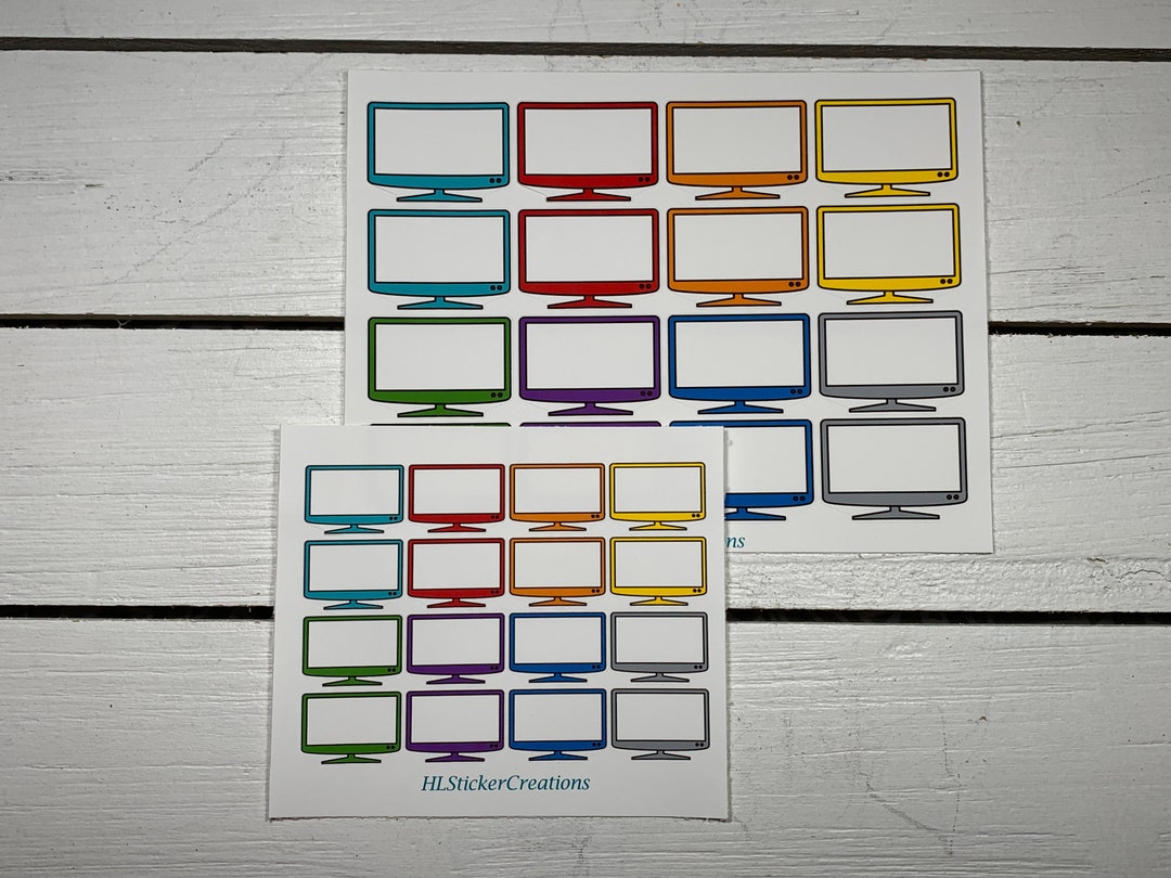 TV Stickers, TV Show Stickers, Tv, Show Stickers, Large Tv Planner ...