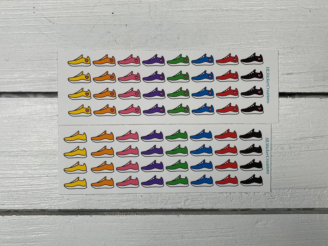 Running Stickers, Sneaker Stickers, Jogging Stickers, Workout Stickers ...