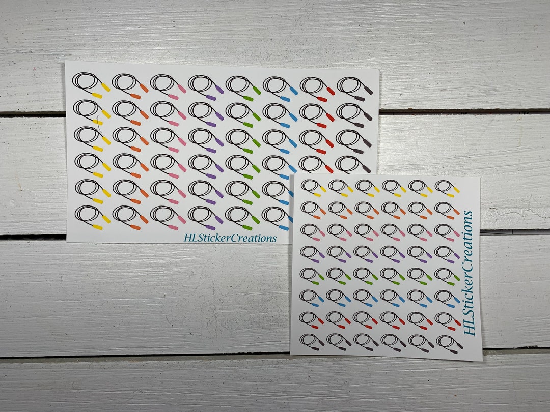 Jump Rope Stickers, Exercise, Jumping, Jumping Rope, Rope, Exercising ...