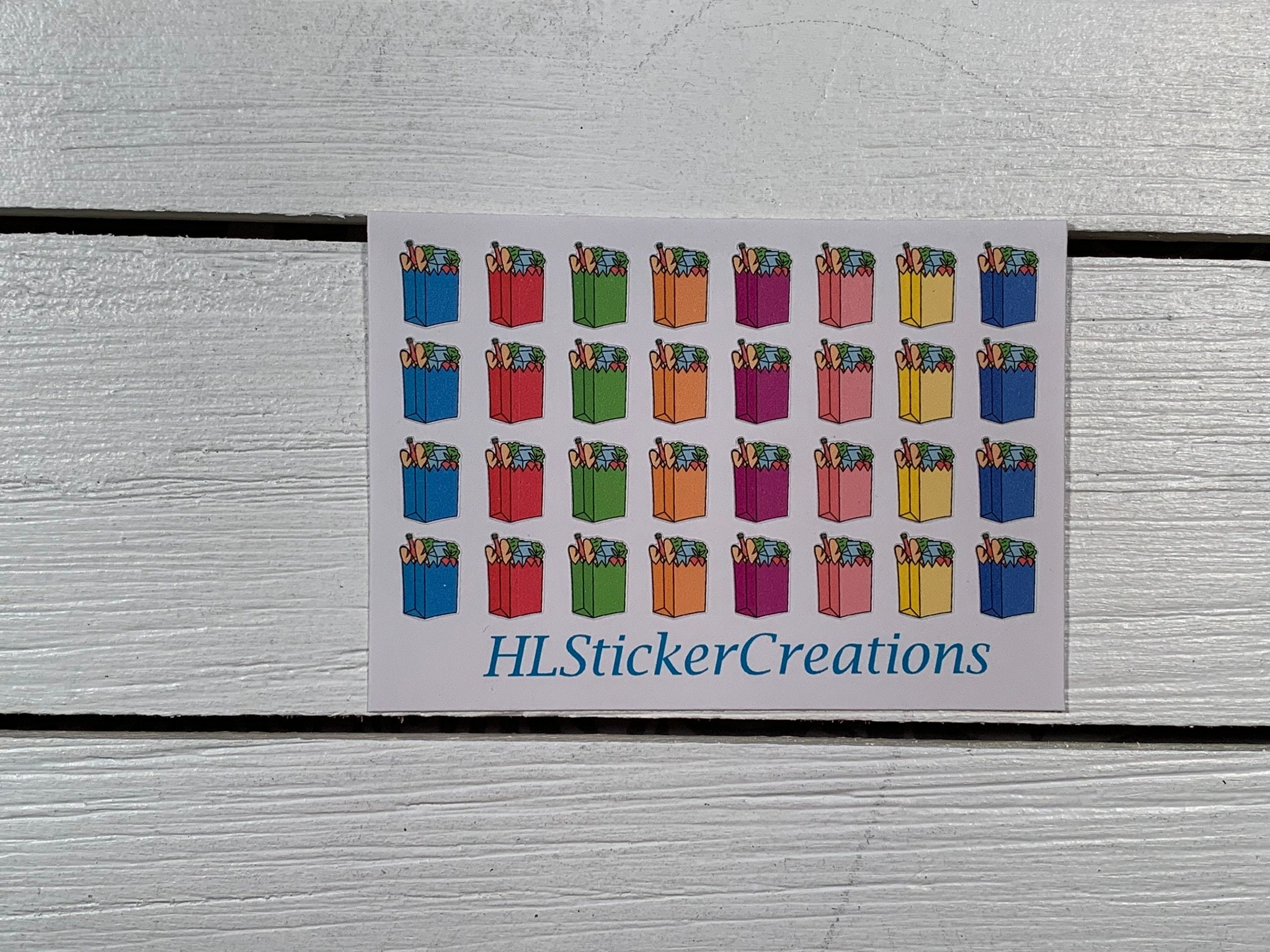 Grocery Stickers Grocery Shopping Grocery Store Stickers - Etsy