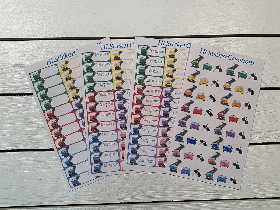 Driving Stickers, Driving Test, Lesson, Driving Hours, Driving, Lesson ...