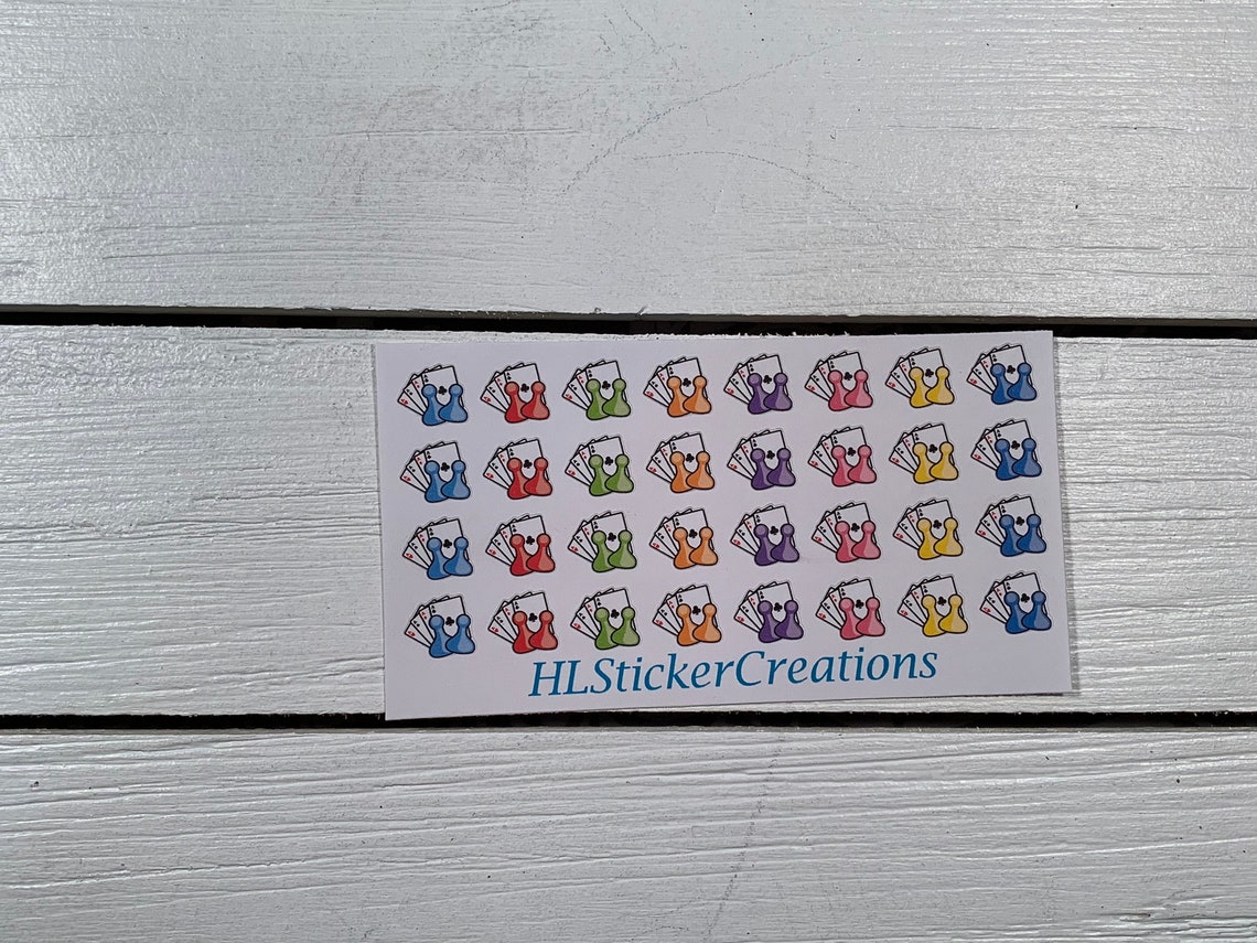 Game Stickers, Board Game Stickers, Game Night Stickers, Games, Board ...