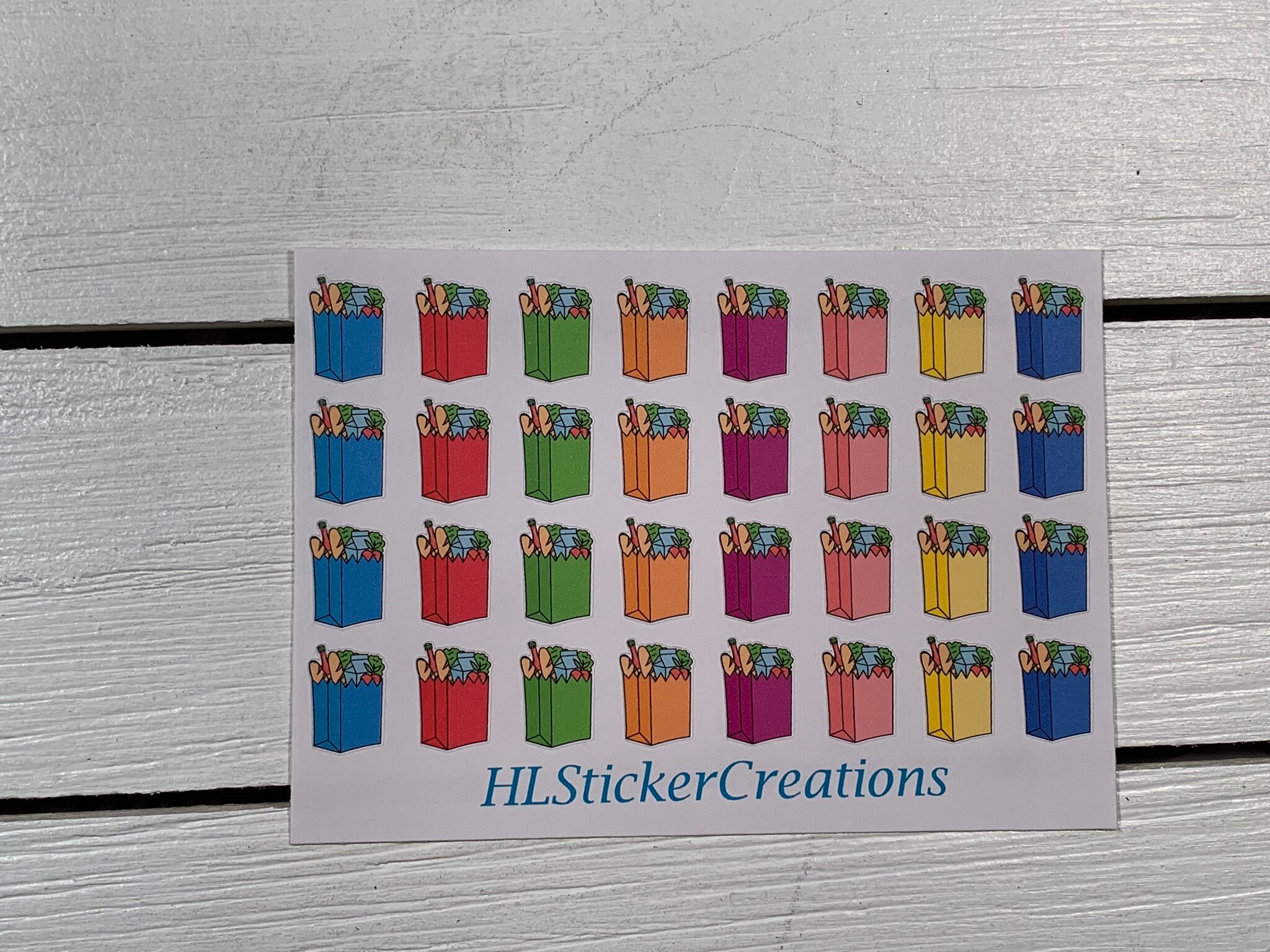 Grocery Stickers Grocery Shopping Grocery Store Stickers - Etsy