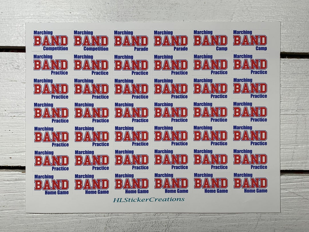 Marching Band Stickers, Marching Band, Band, School, High School, Band ...