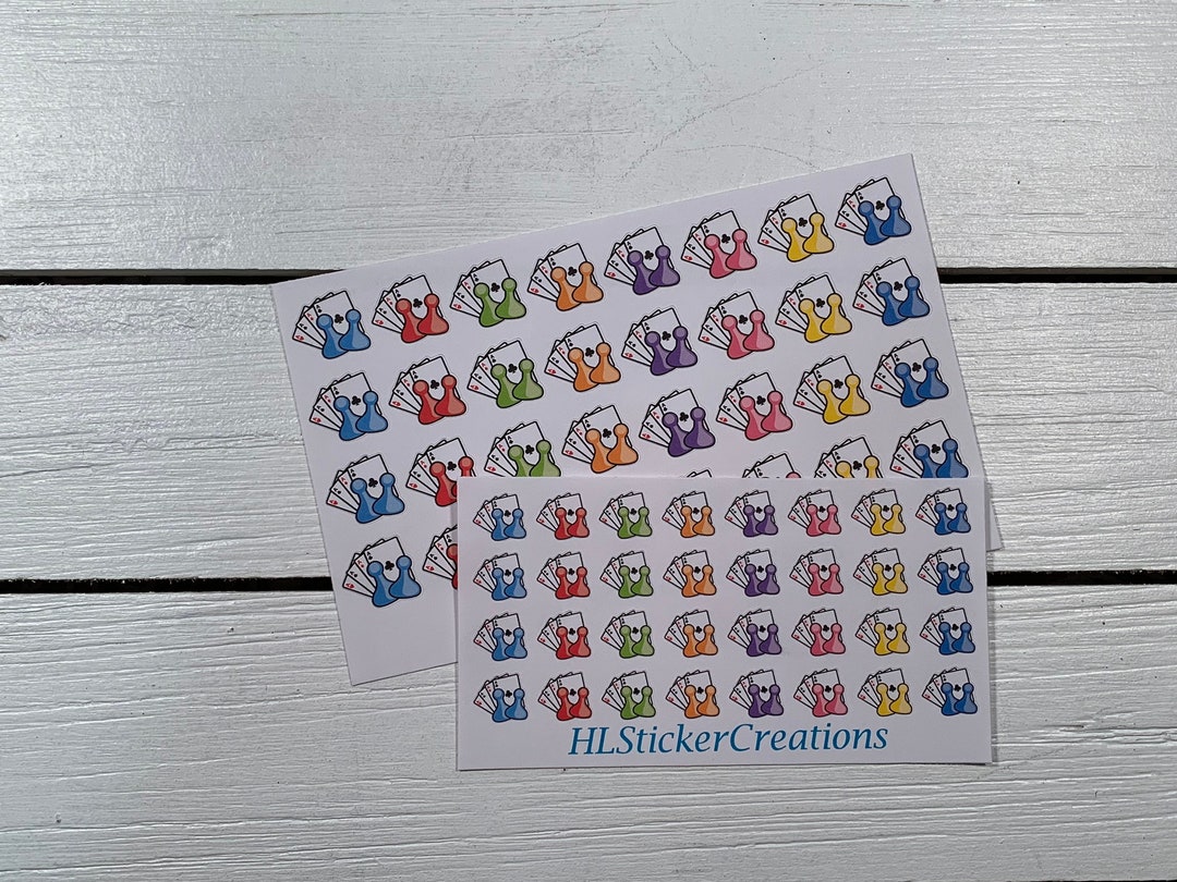 Game Stickers, Board Game Stickers, Game Night Stickers, Games, Board ...