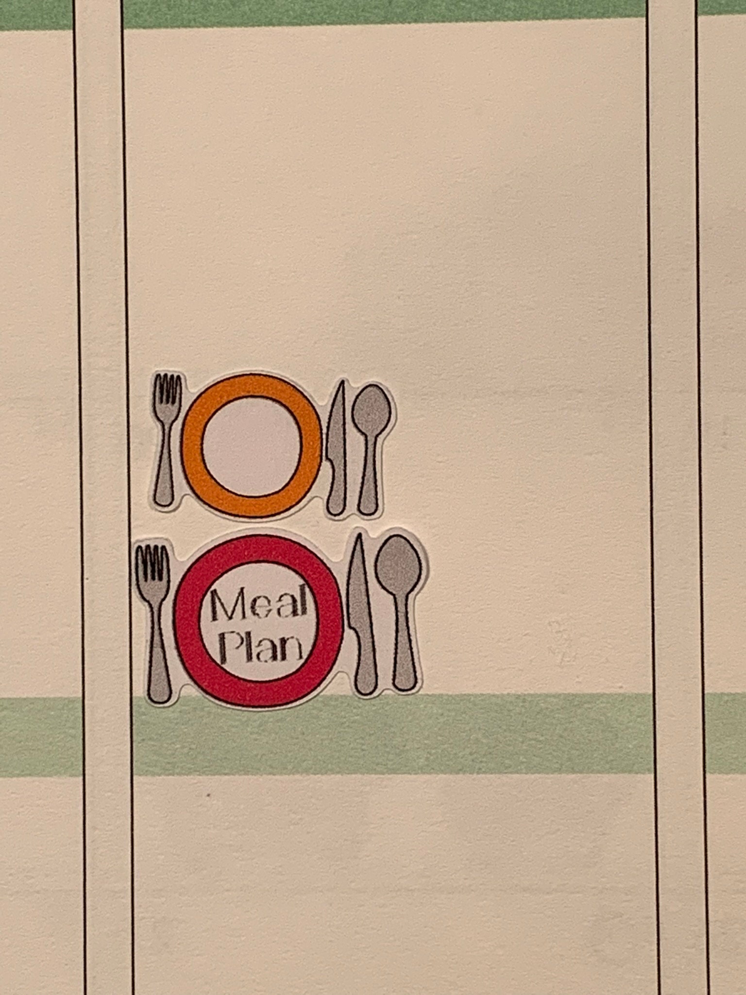 Meal Plan Stickers, Meal Stickers, Dinner Stickers, Lunch Stickers ...