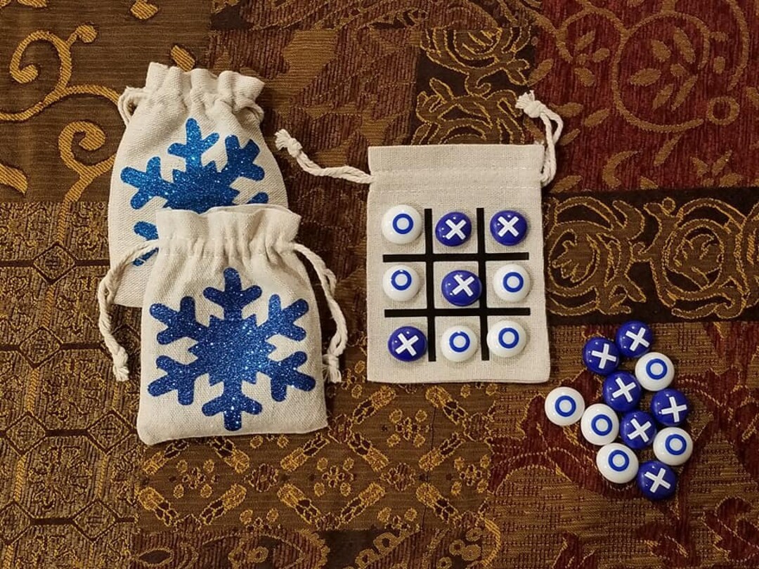 Personalized Winter Tic Tac Toe Game - Etsy