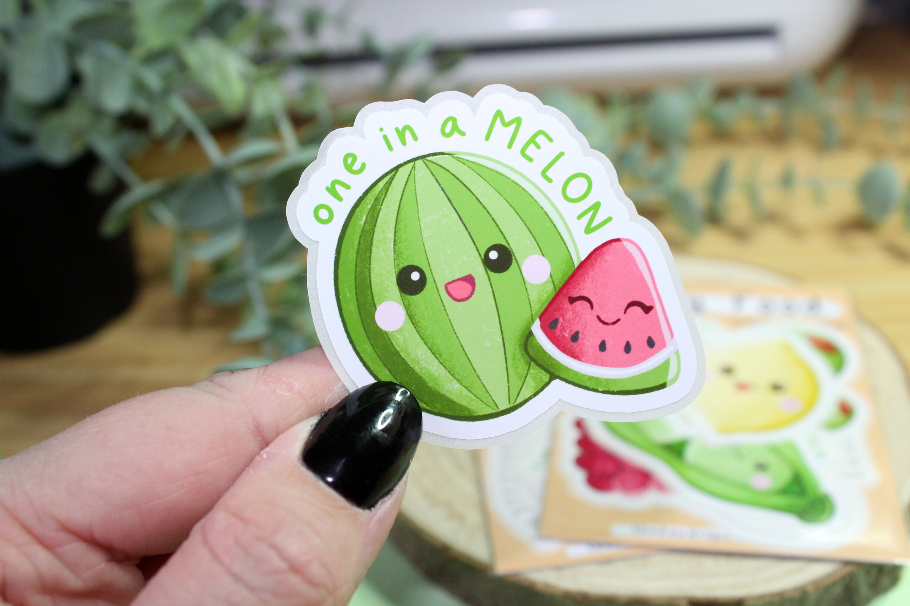 Funny Food Sticker Pack / Cute Glossy Sticker / Kawaii 6 Pack - Etsy