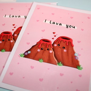 I Lava You Card/ Anniversary Greetings Card/ Valentines Day Card - Etsy