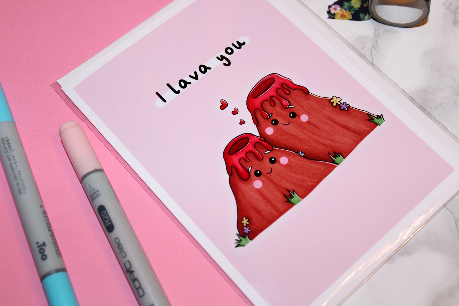 I Lava You Card/ Anniversary Greetings Card/ Valentines Day | Etsy