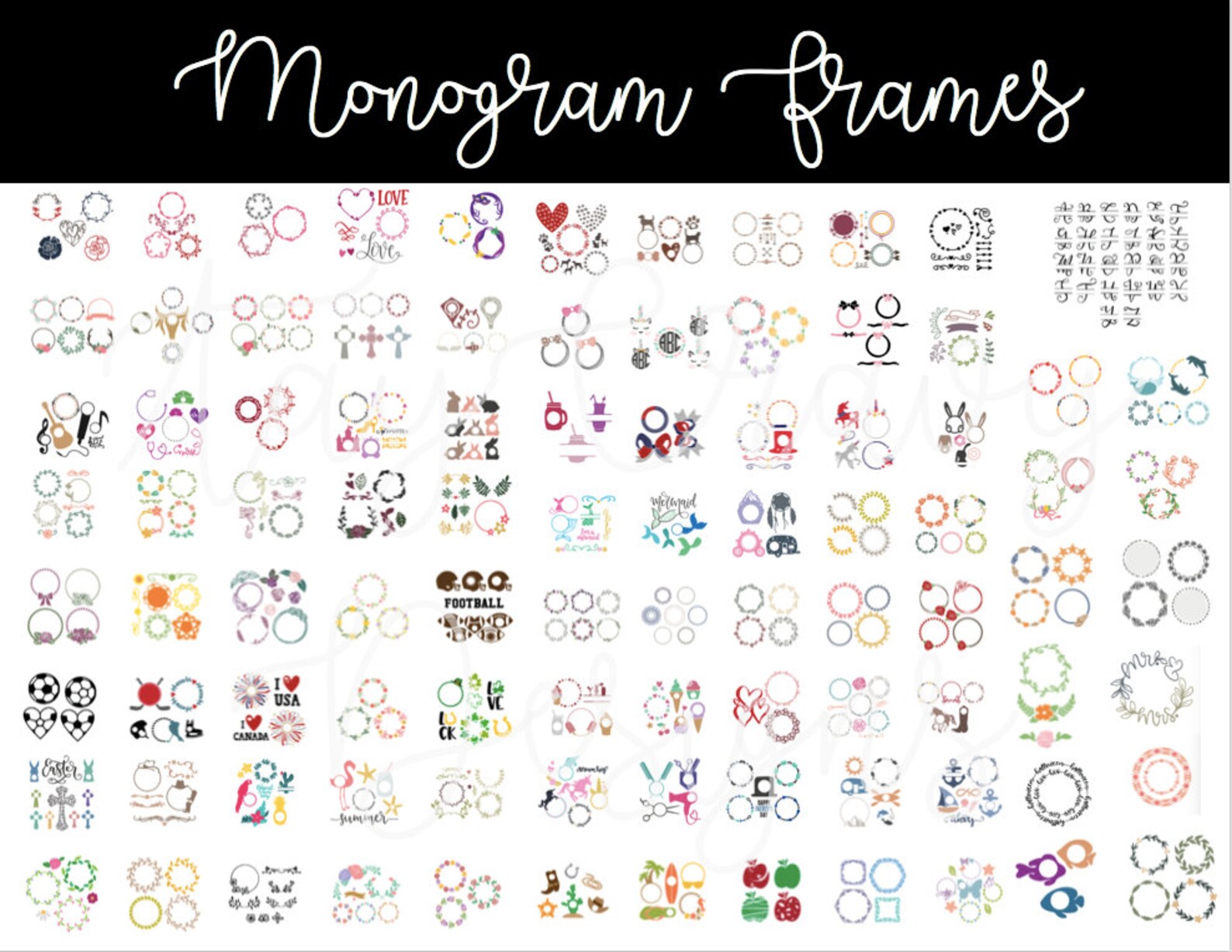 Vinyl Monogram Decals Monogram Decal Hydroflask Decal | Etsy