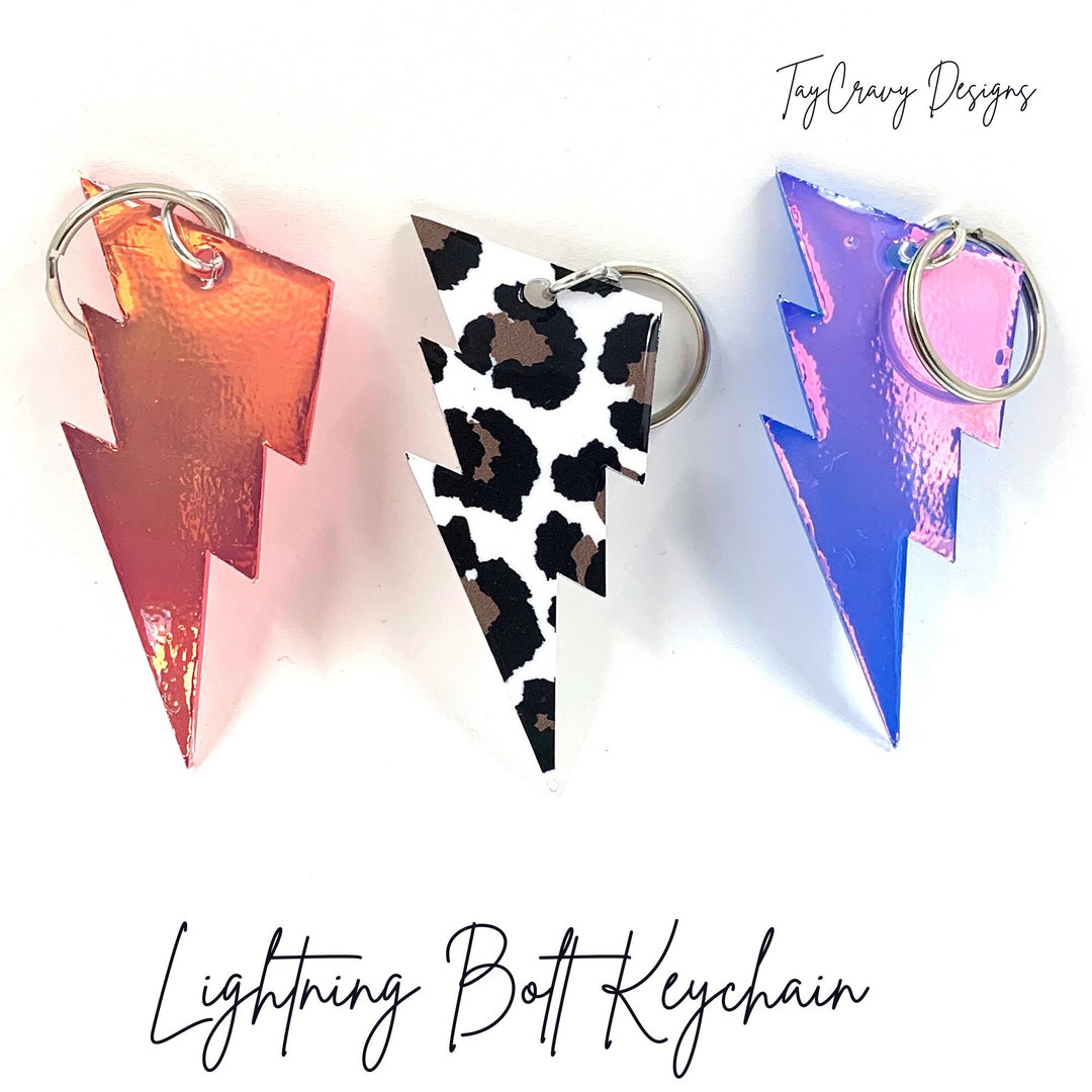 Lightning Bolt Keychain - Lightning Bolt - Lightning - Bolt ...